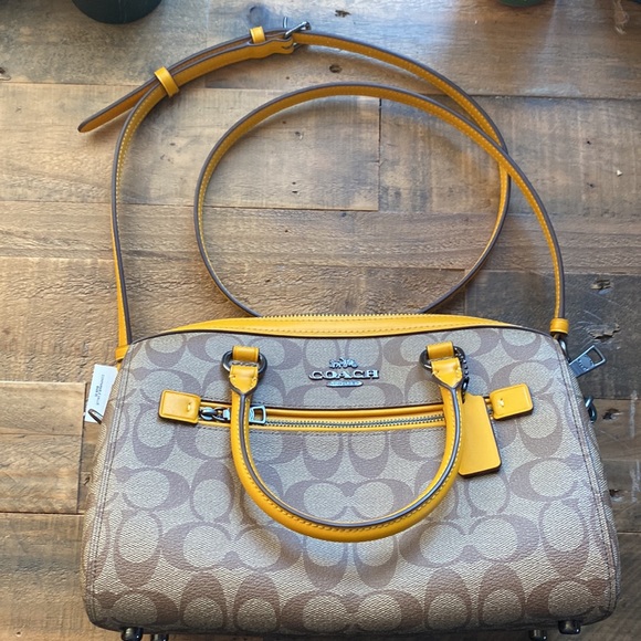 Coach | Bags | Coach Rowan Yellow Crossbody | Poshmark